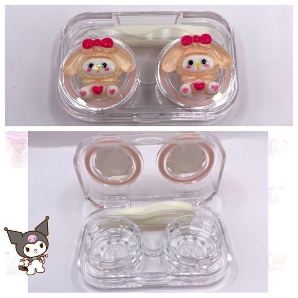 Hello Kitty | Accessories | Hello Kittyclear Hard Plastic Contact Lense ...